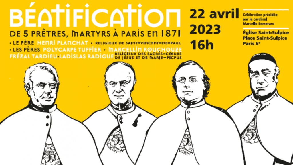 Béatification des cinq martyrs de la Commune de Paris - Tribune Chrétienne